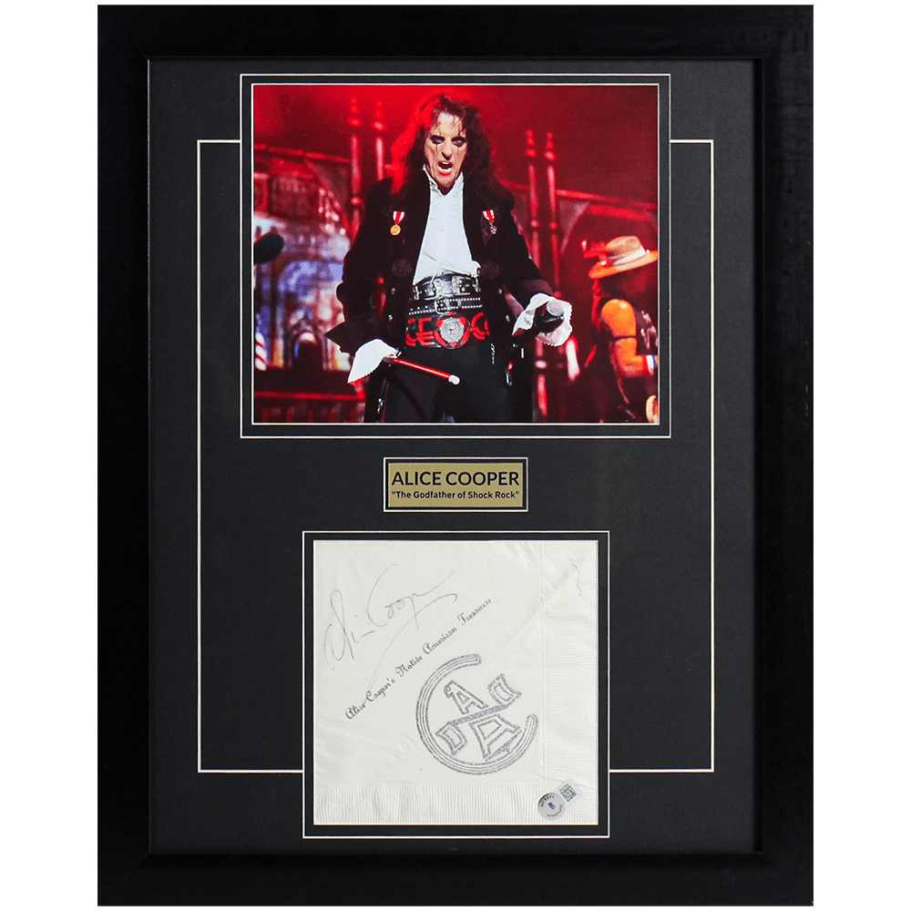 Alice Cooper Signed Memorabilia – Gold & Silver Pawn Shop