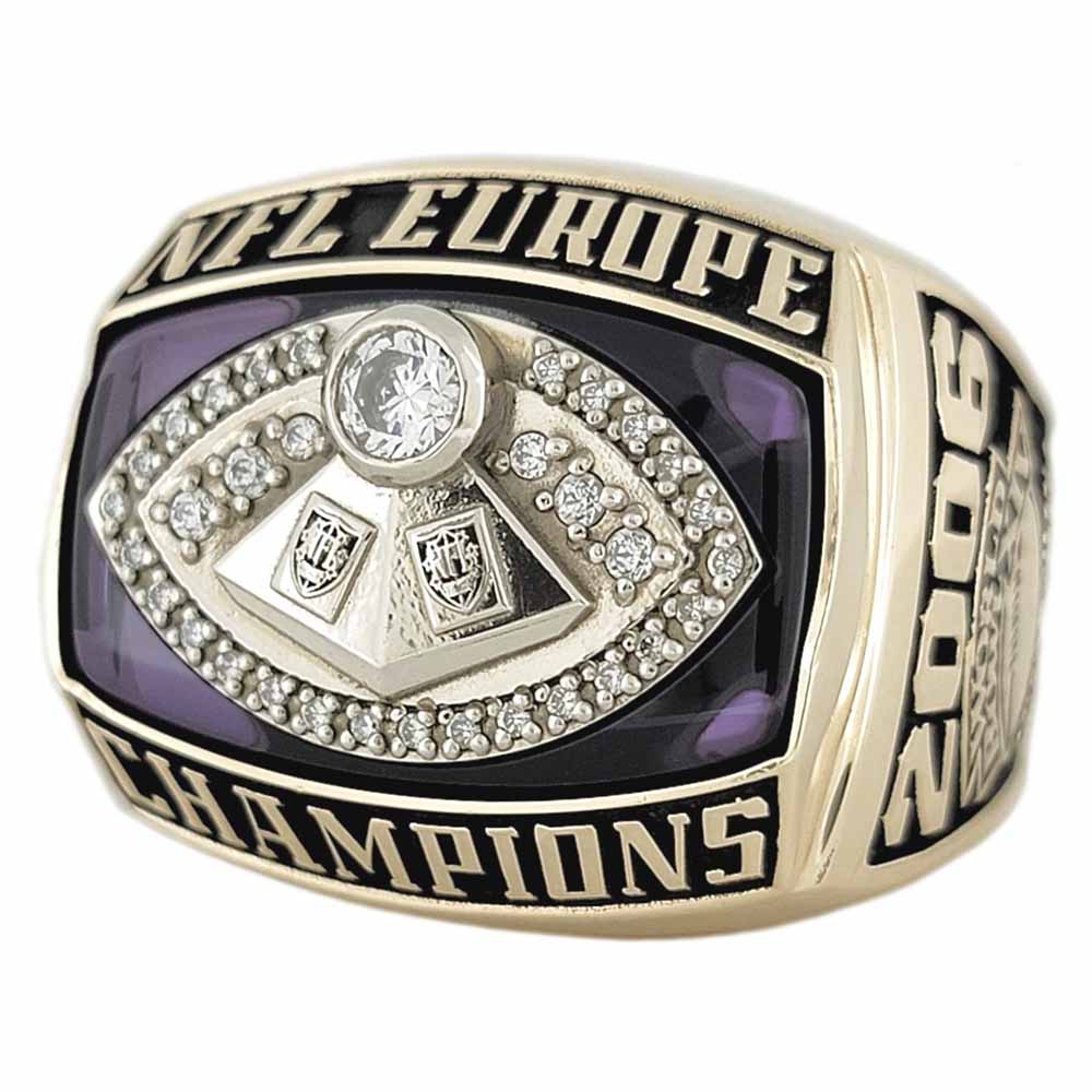 2006 Frankfurt Galaxy World Bowl Ring – Gold & Silver Pawn Shop