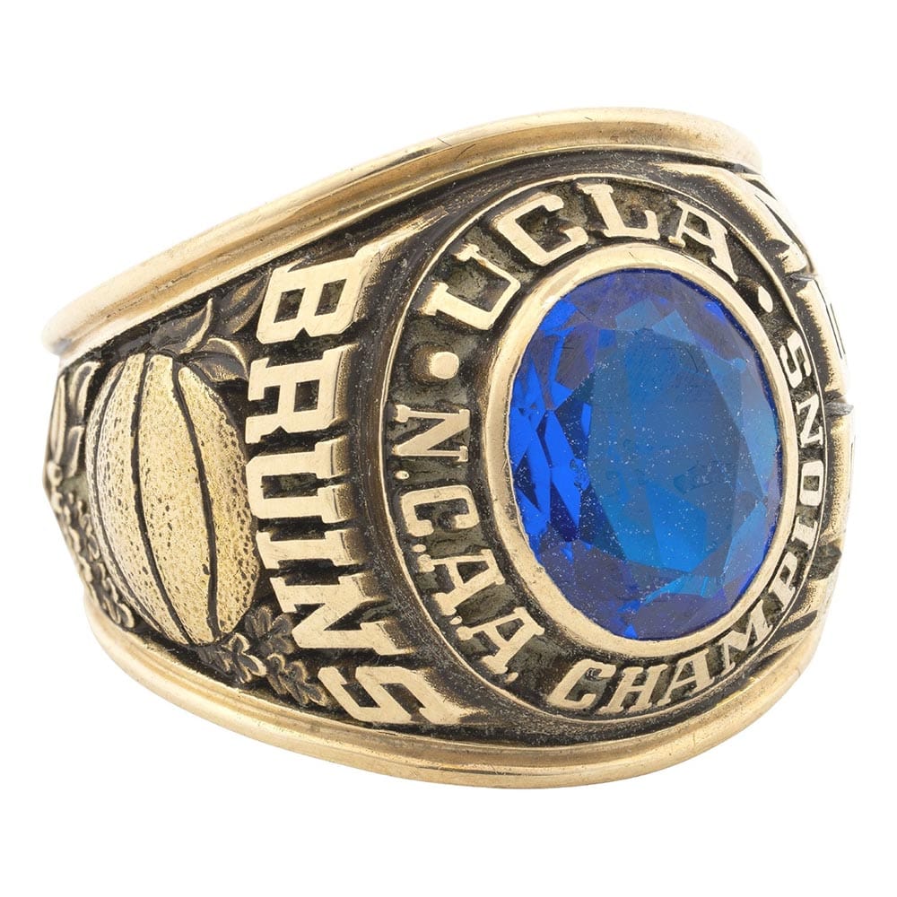 1967 UCLA Basketball National Championship Ring – Gold & Silver Pawn Shop