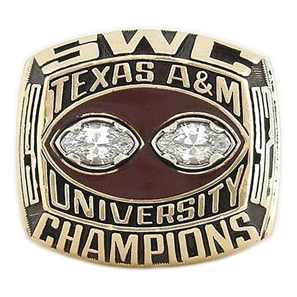 1992 Texas A&M Southwest Conference Championship Ring – Gold & Silver ...