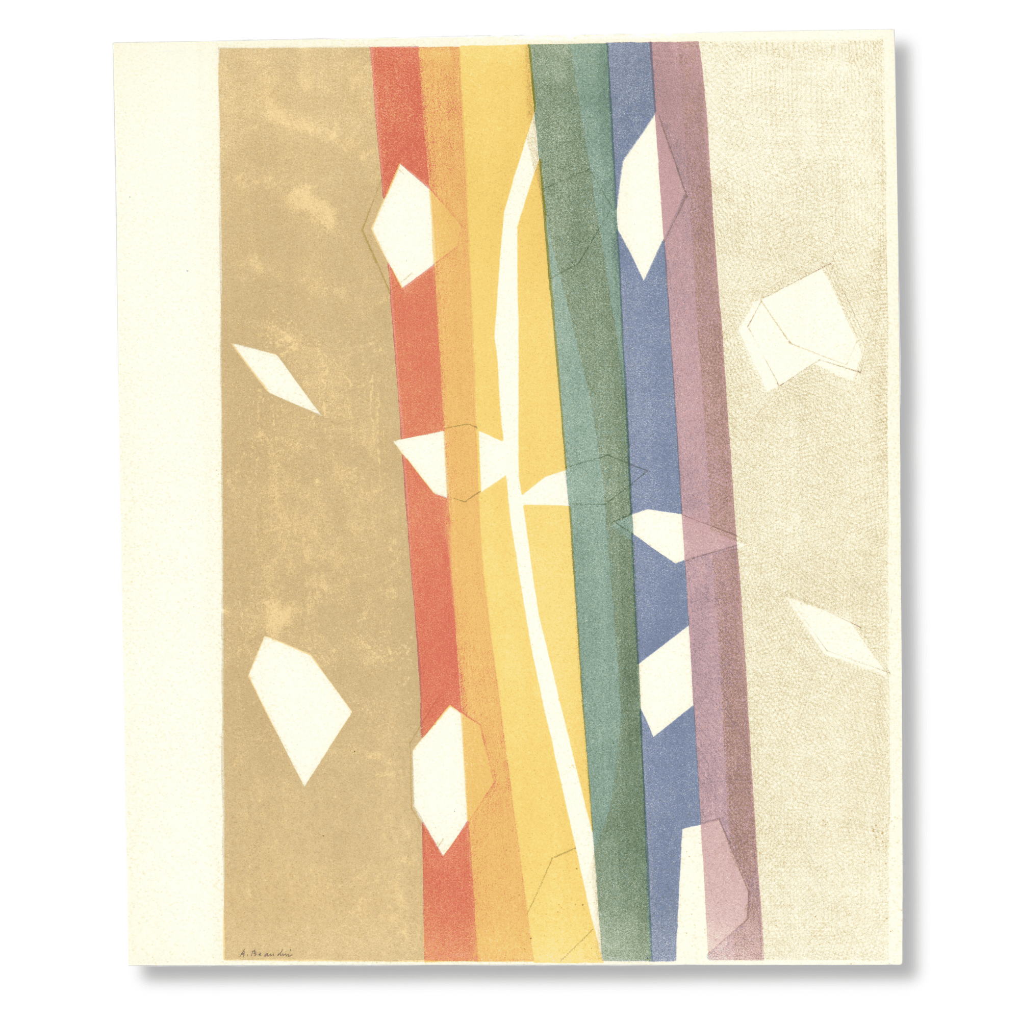 Andre Beaudin; Untiled From Pour Daniel-Henry Kahnweiler – Gold ...