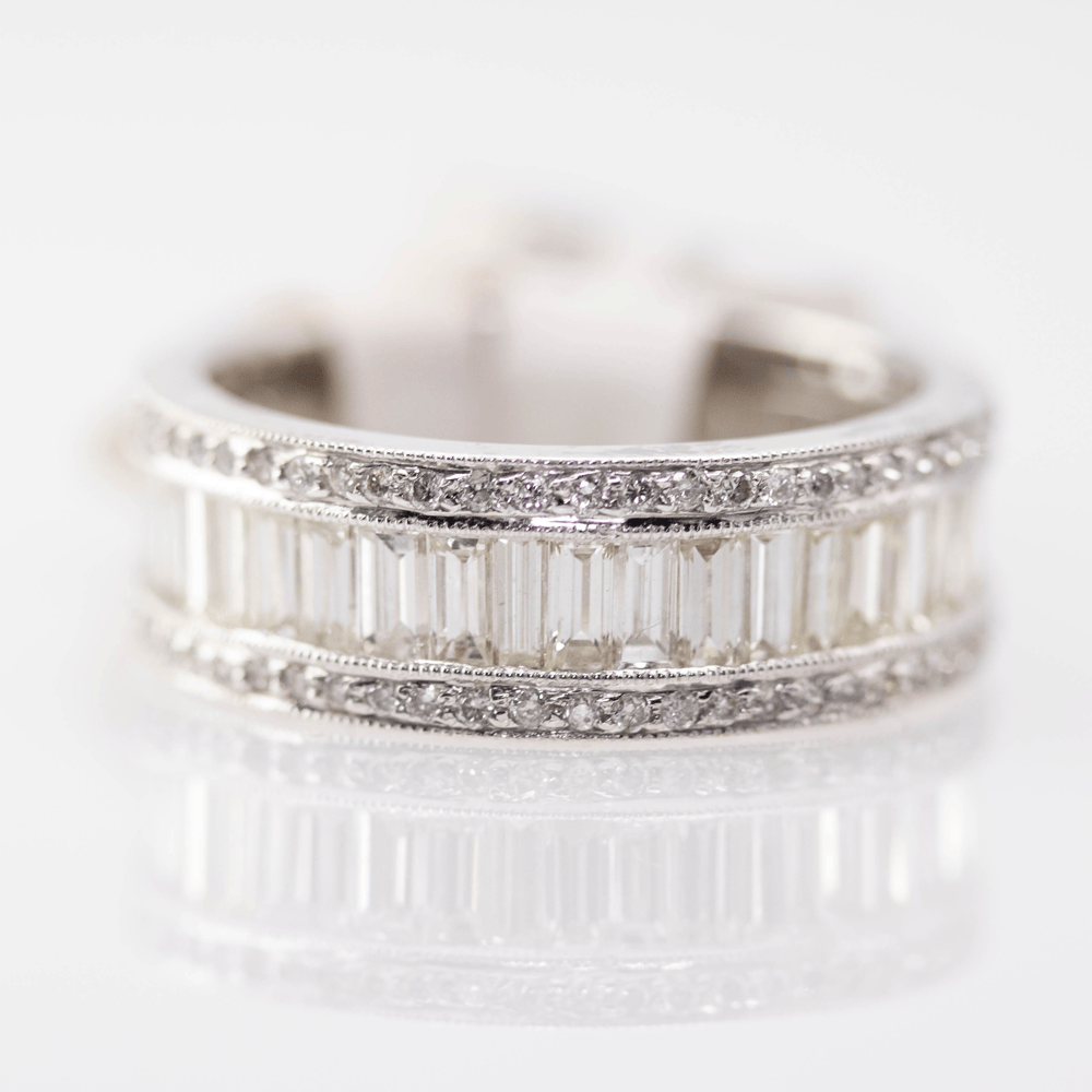 18K Diamond White Gold Ring – Gold & Silver Pawn Shop