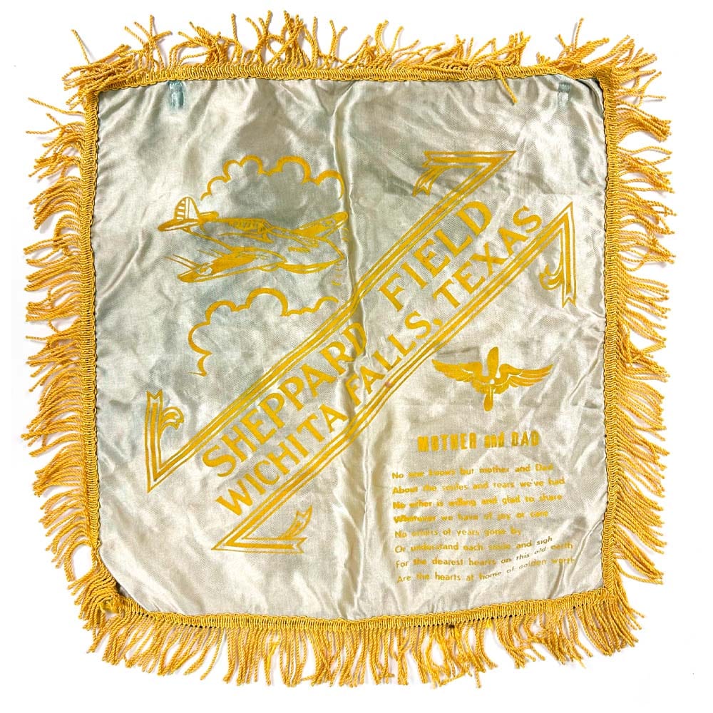 Sheppard Field Wichita Falls, Texas Military WW2 Pillow Case – Gold ...