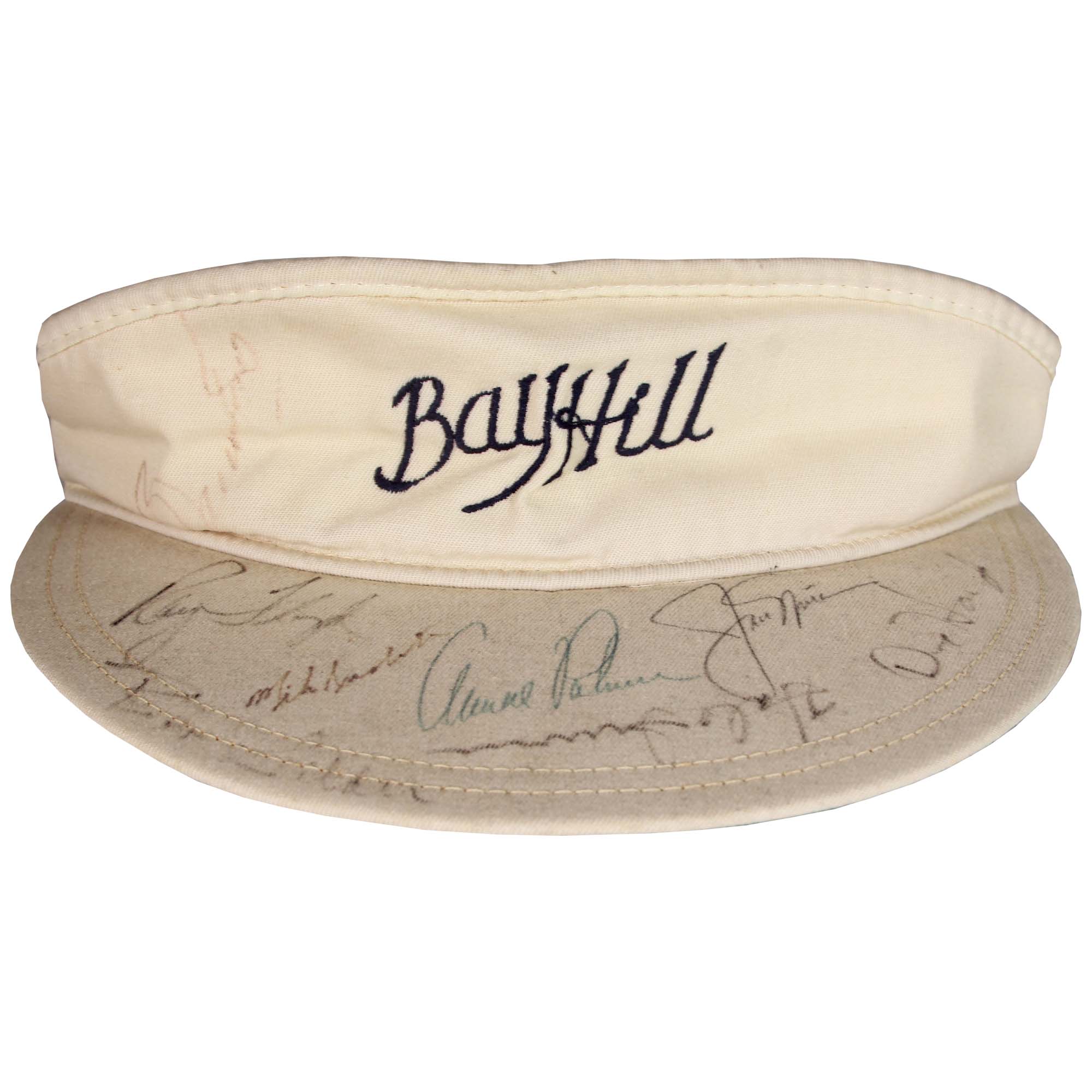 Dupont Visor Pro Model Multi-Signed Hat – Gold & Silver Pawn Shop