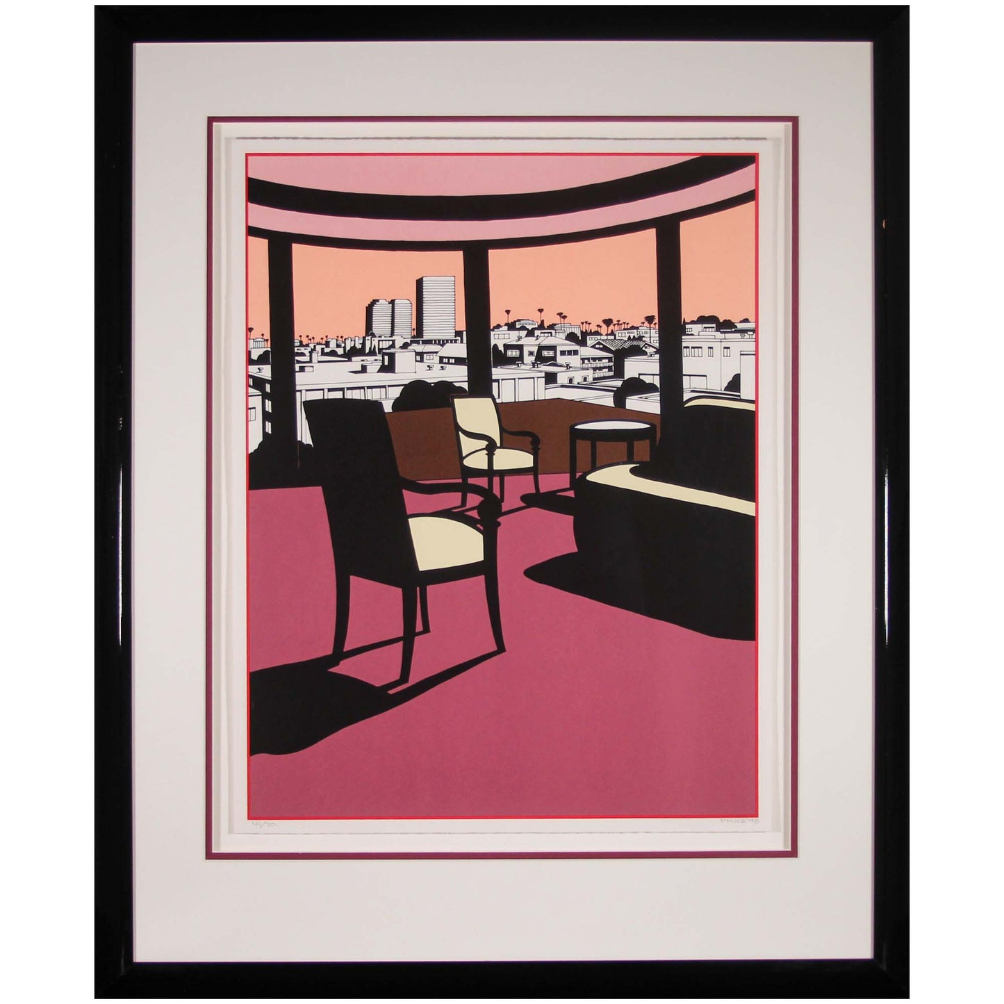 Ken Price; Western Sunset – Gold & Silver Pawn Shop