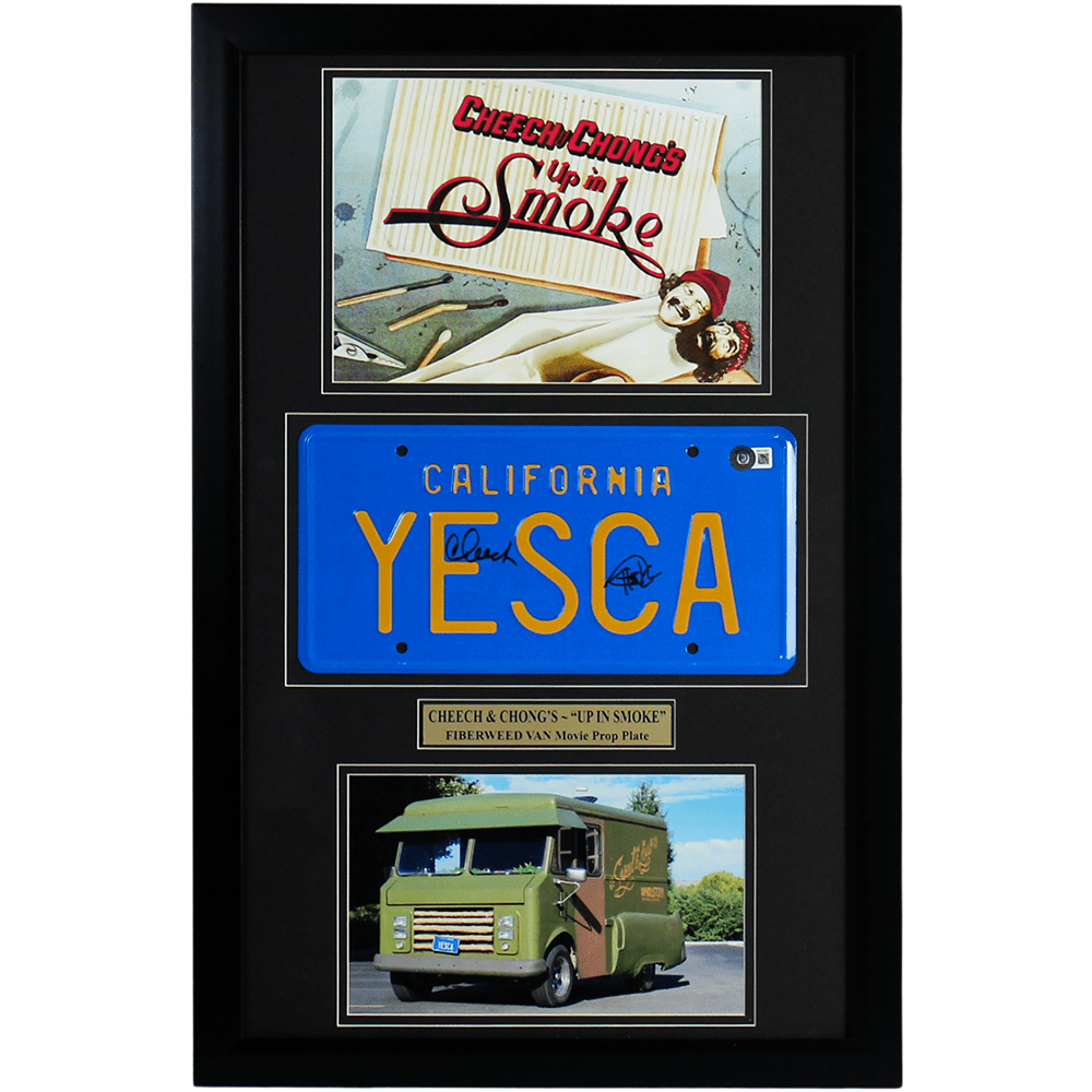 Cheech & Chong Autographed "Up In Smoke" Memorabilia – Gold & Silver ...