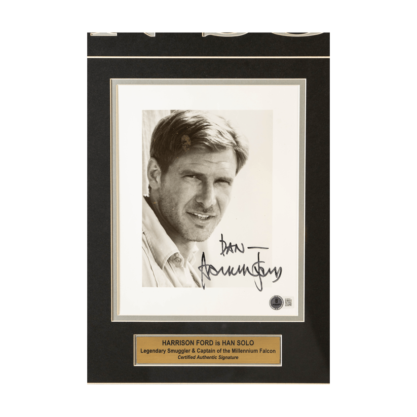 Harrison Ford Autographed Star Wars Memorabilia – Gold & Silver Pawn Shop