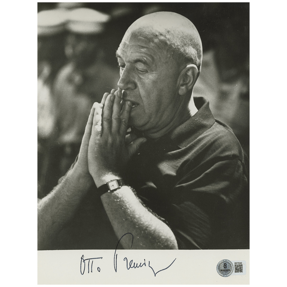 Otto Preminger Signed Black & White Photo – Gold & Silver Pawn Shop