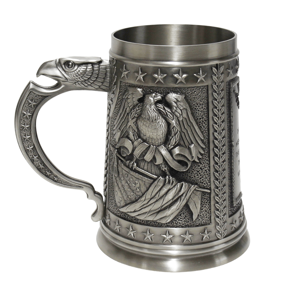 Vietnam Veteran Memorial Tankard – Gold & Silver Pawn Shop