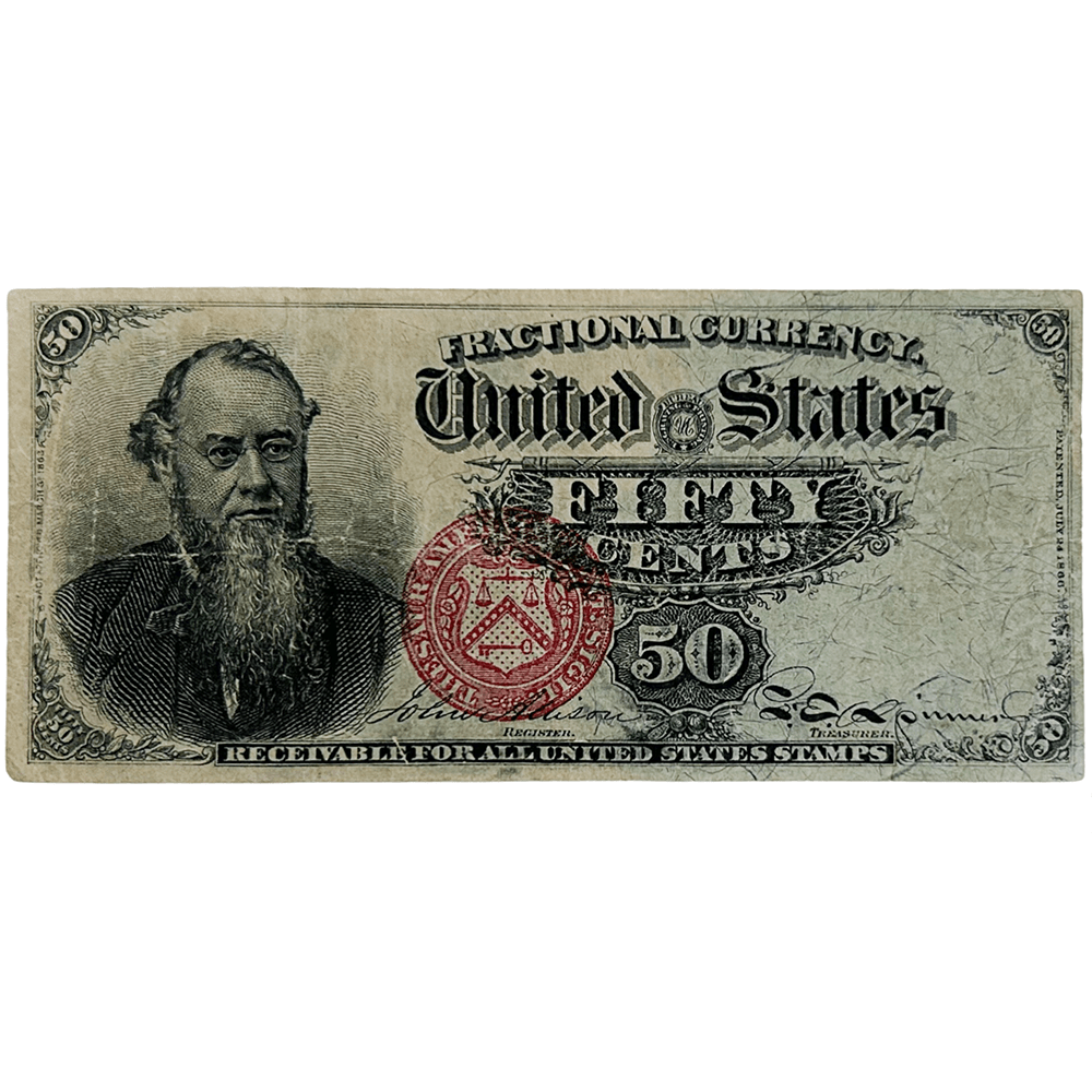 1866 United States 50 Cents Fractional Currency – Gold & Silver Pawn Shop