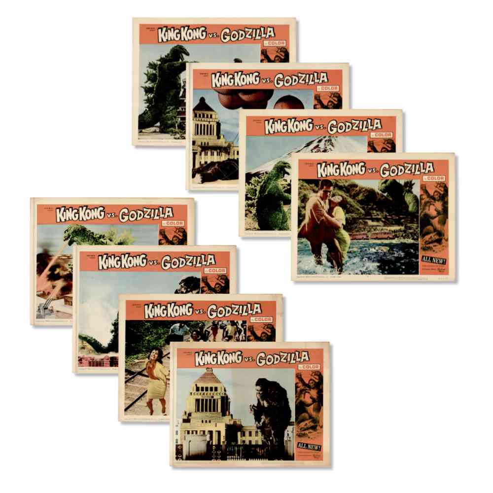 King Kong Vs. Godzilla Lobby Cards – Gold & Silver Pawn Shop