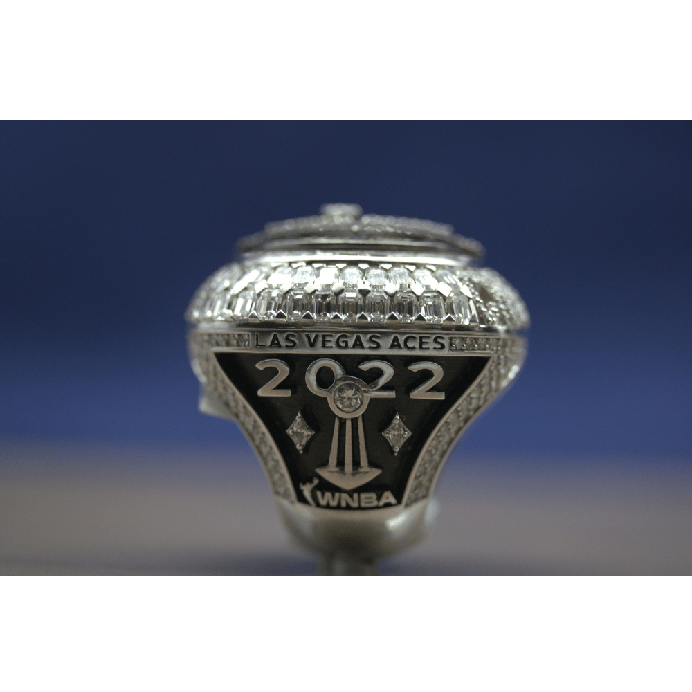 2022 Las Vegas Aces WNBA World Championship Ring – Gold & Silver Pawn Shop