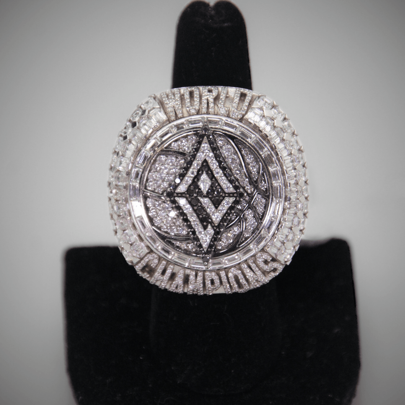 2022 Las Vegas Aces WNBA Championship Ring – Gold & Silver Pawn Shop