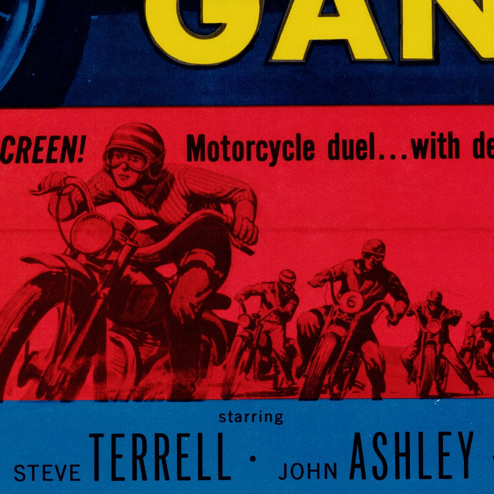 Motorcycle Gang: Original One Sheet Movie Poster, 1957 – Gold & Silver ...