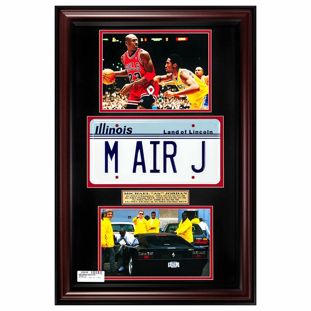 Michael Jordan License Plate Memorabilia – Gold & Silver Pawn Shop