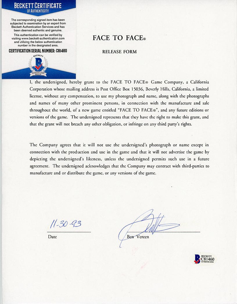 Autographs – Page 7 – Gold & Silver Pawn Shop