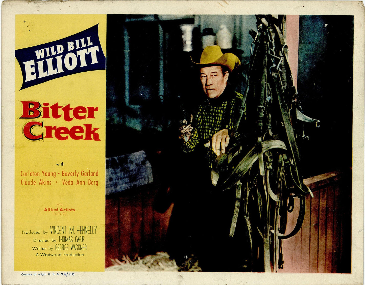 Bitter Creek Movie Lobby Card – Gold & Silver Pawn Shop