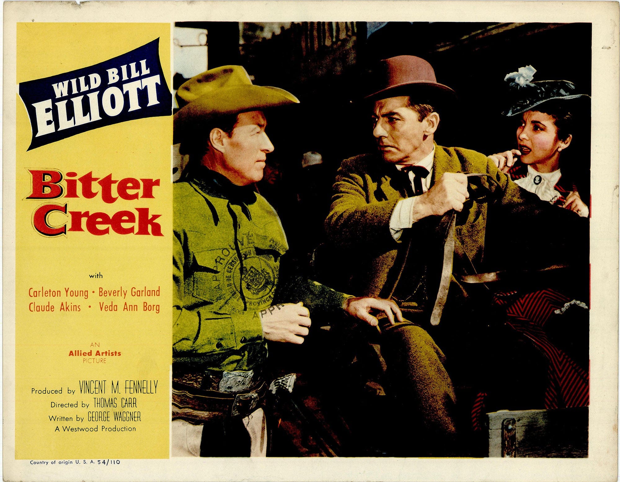 Bitter Creek Movie Lobby Card – Gold & Silver Pawn Shop
