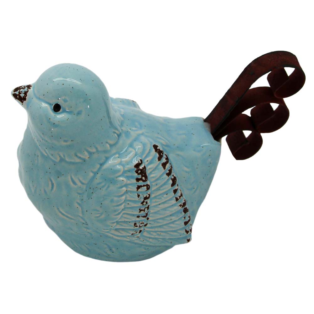 Blue Ceramic Bird – Gold & Silver Pawn Shop
