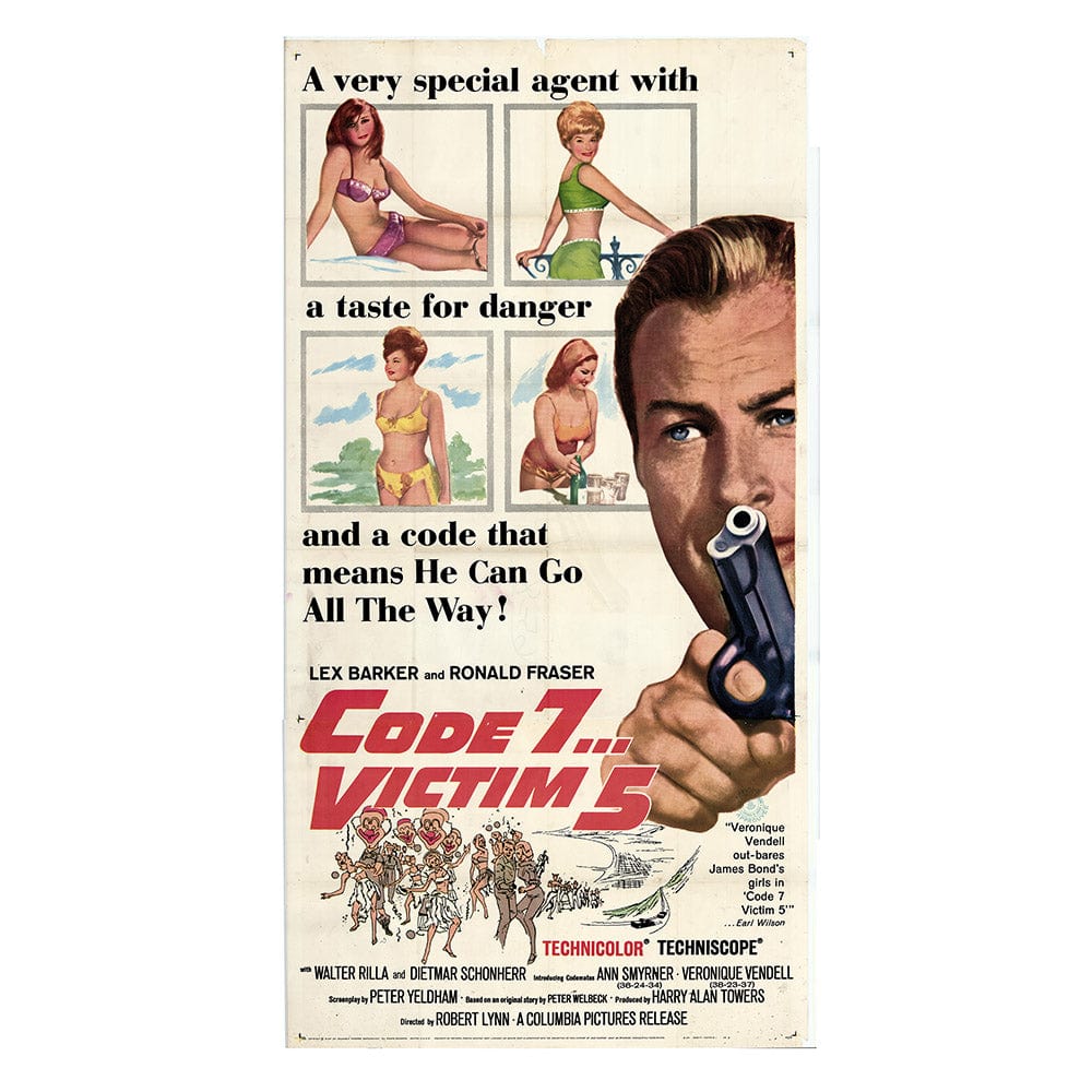 Code 7 Victim 5 - Classic 2 Panel Movie Poster – Gold & Silver Pawn Shop