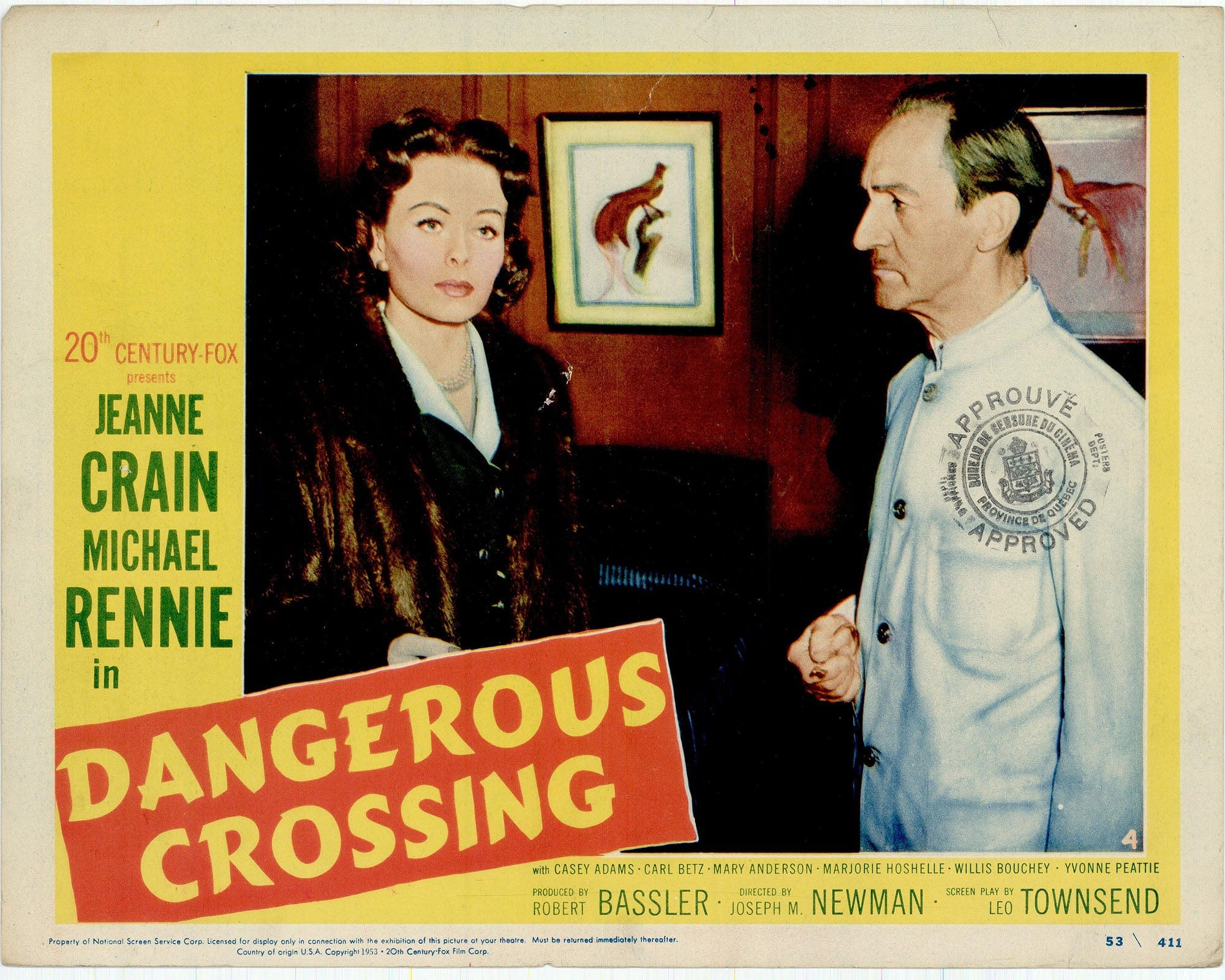 Dangerous Crossing Movie Lobby Card – Gold & Silver Pawn Shop