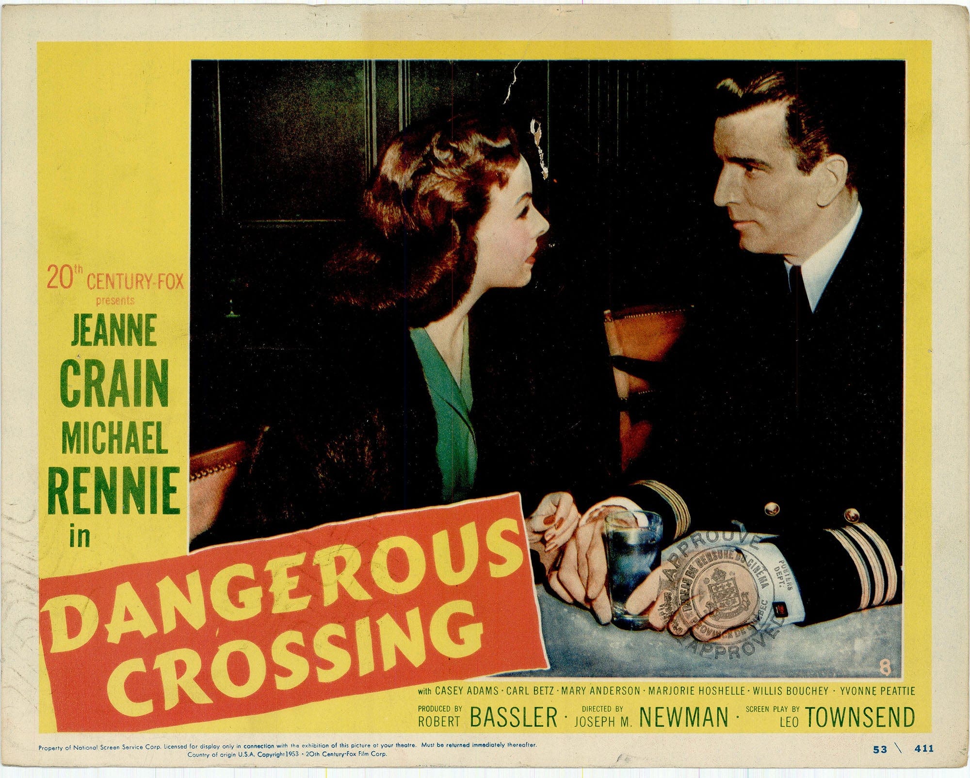 Dangerous Crossing Movie Lobby Card – Gold & Silver Pawn Shop