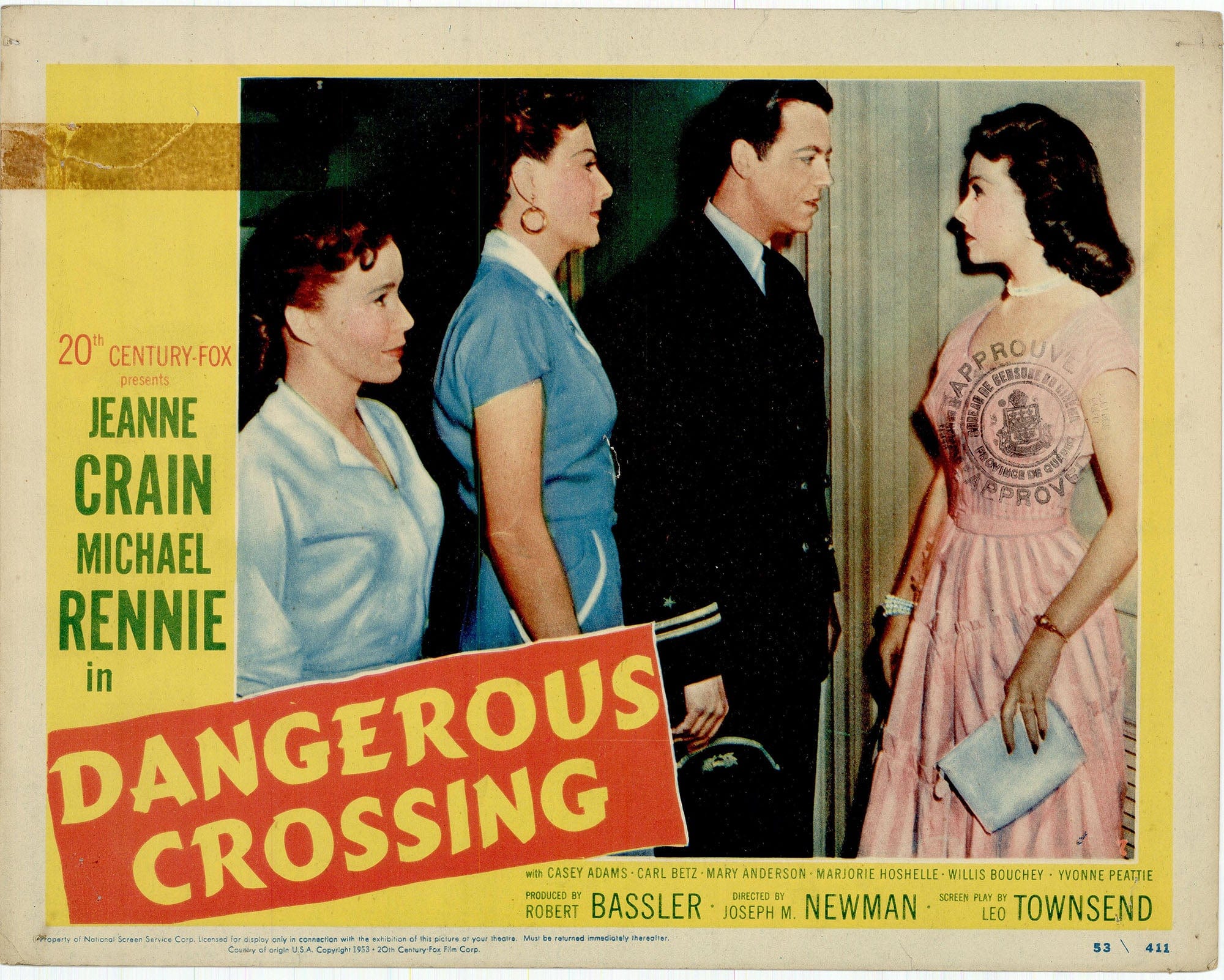 Dangerous Crossing Movie Lobby Card – Gold & Silver Pawn Shop