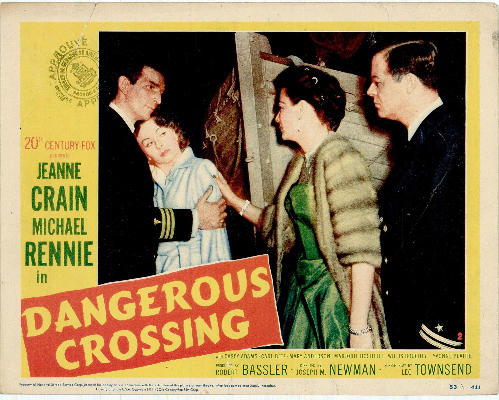 Dangerous Crossing Movie Lobby Card – Gold & Silver Pawn Shop
