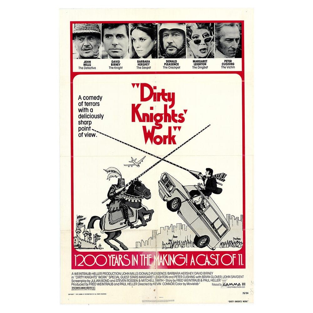 Dirty Knights Work(British): Original One Sheet Movie Poster, 1976 ...