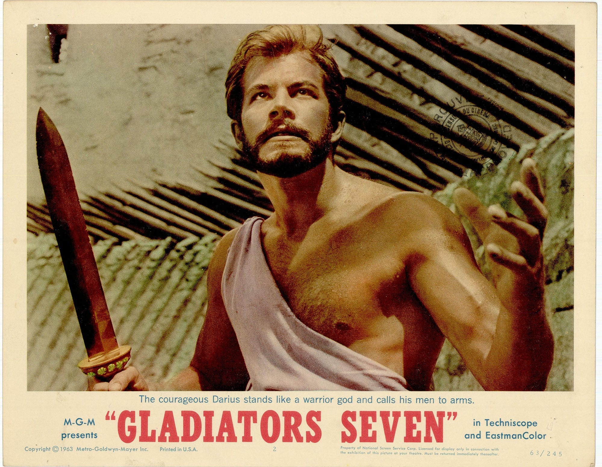 Gladiator Seven Movie Lobby Card – Gold & Silver Pawn Shop