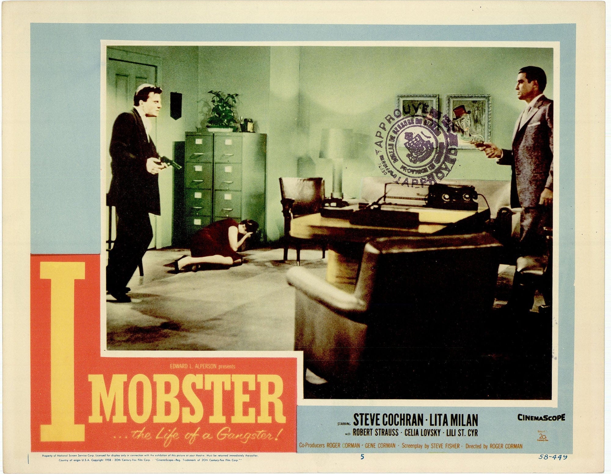 I Mobster: Original Lobby Card Bundle, 1959 – Gold & Silver Pawn Shop