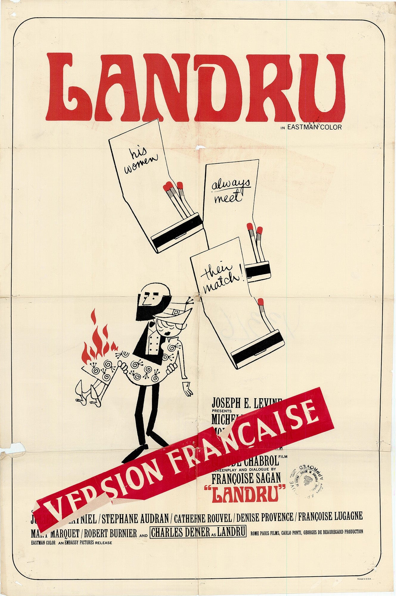 Landru - Classic Movie Poster – Gold & Silver Pawn Shop