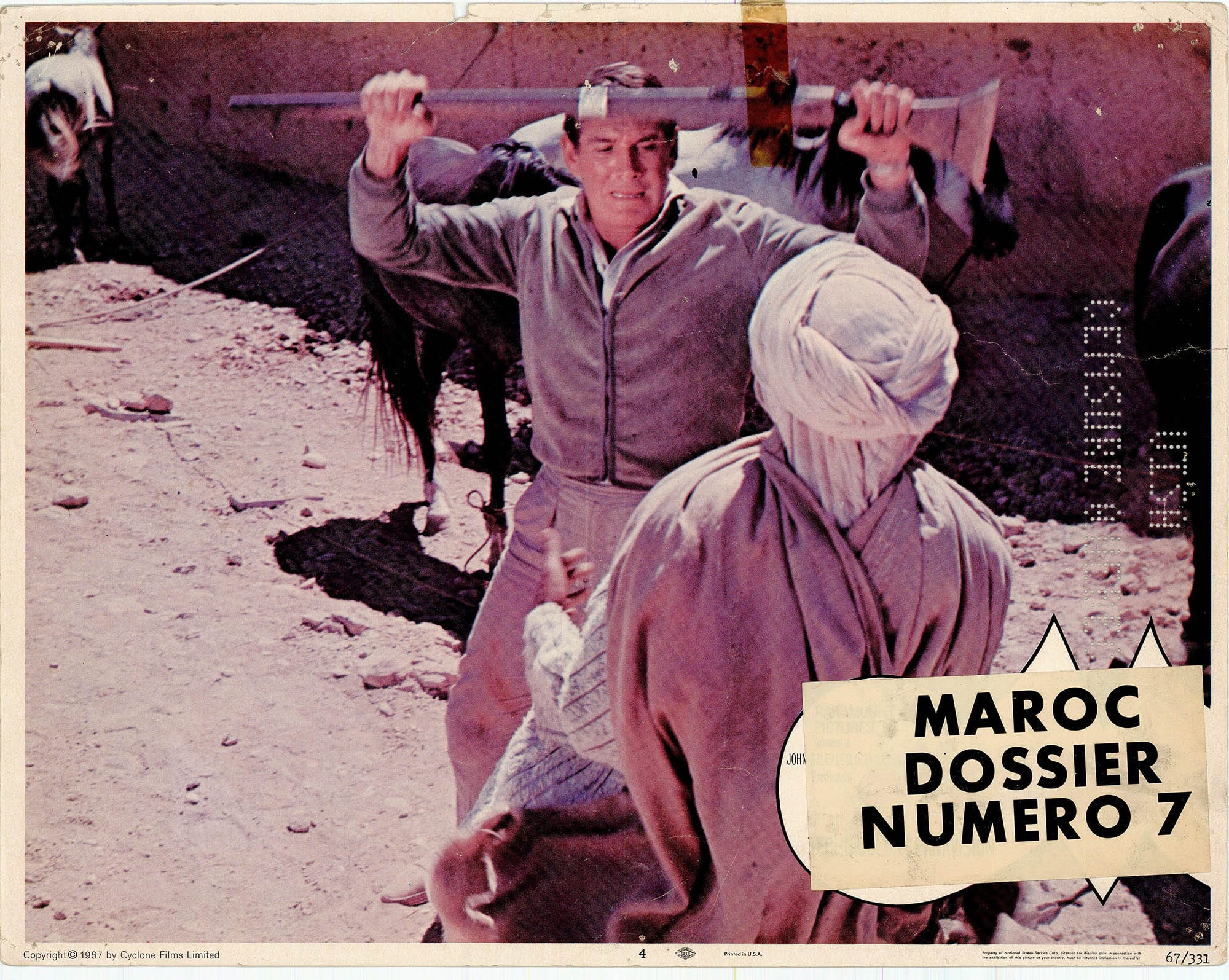 Maroc 7 Movie Lobby Card – Gold & Silver Pawn Shop