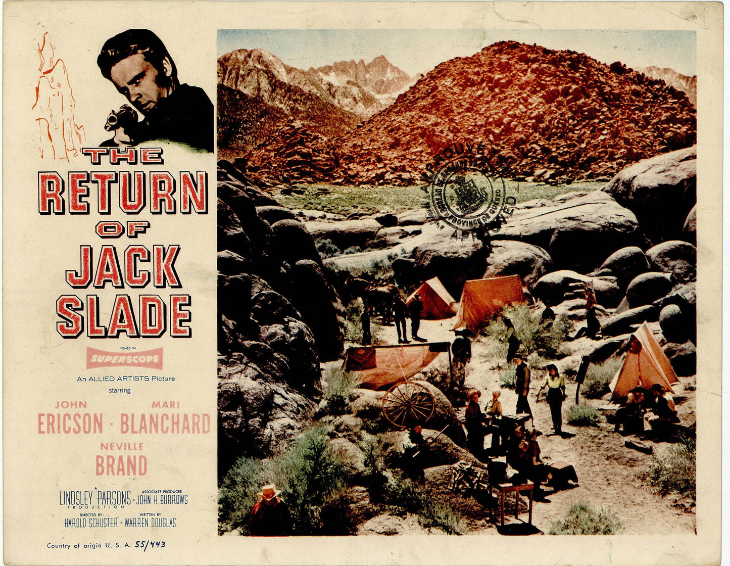 The Return of Jack Slade Movie Lobby Card – Gold & Silver Pawn Shop