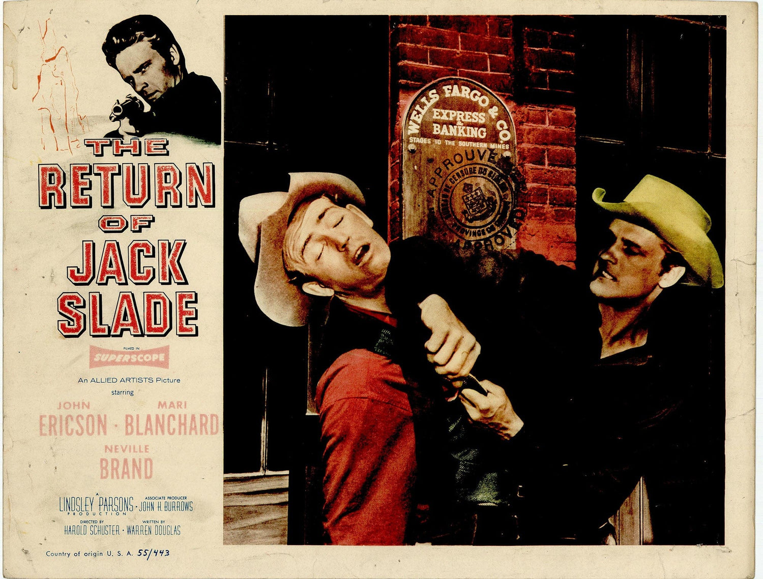 The Return of Jack Slade Movie Lobby Card – Gold & Silver Pawn Shop