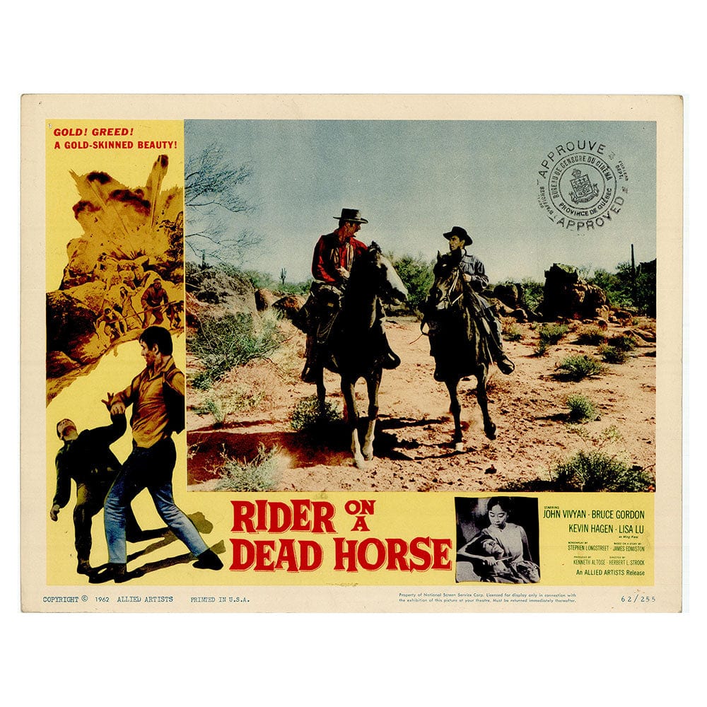 Rider on a Dead Horse: Original Lobby Card Bundle, 1962 – Gold & Silver ...