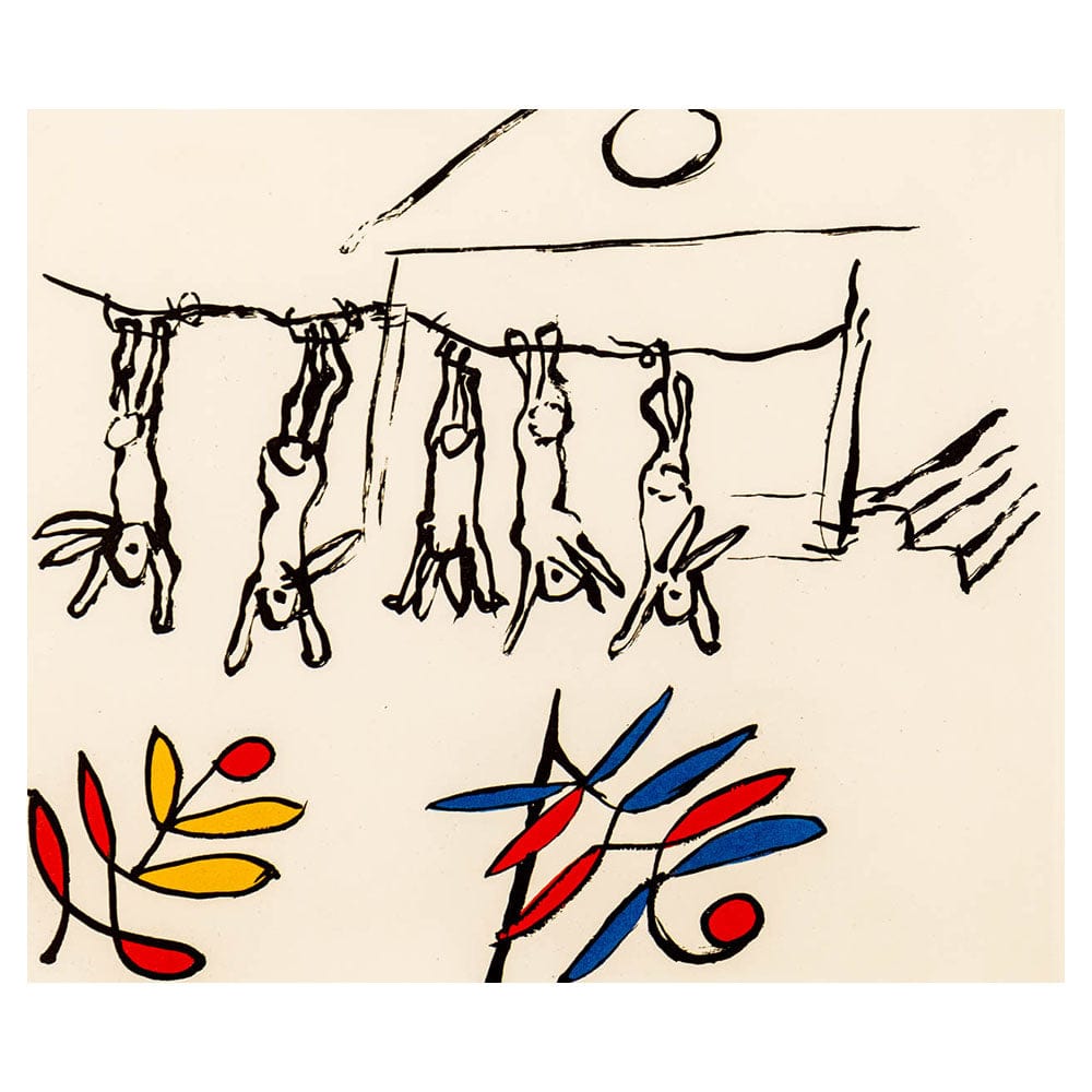 Alexander Calder - Untitled XI from "The Sacrilege of Alan Kent" – Gold ...