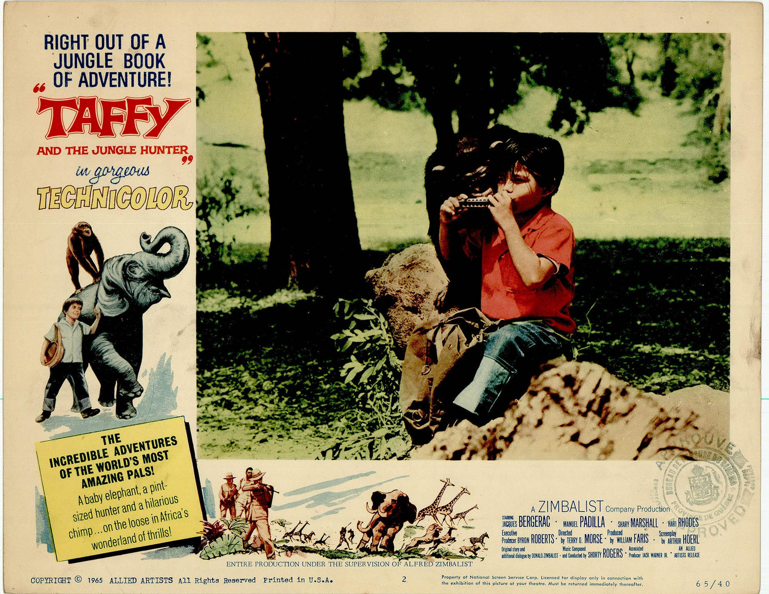 Taffy and the Jungle Hunter Movie Lobby Card – Gold & Silver Pawn Shop