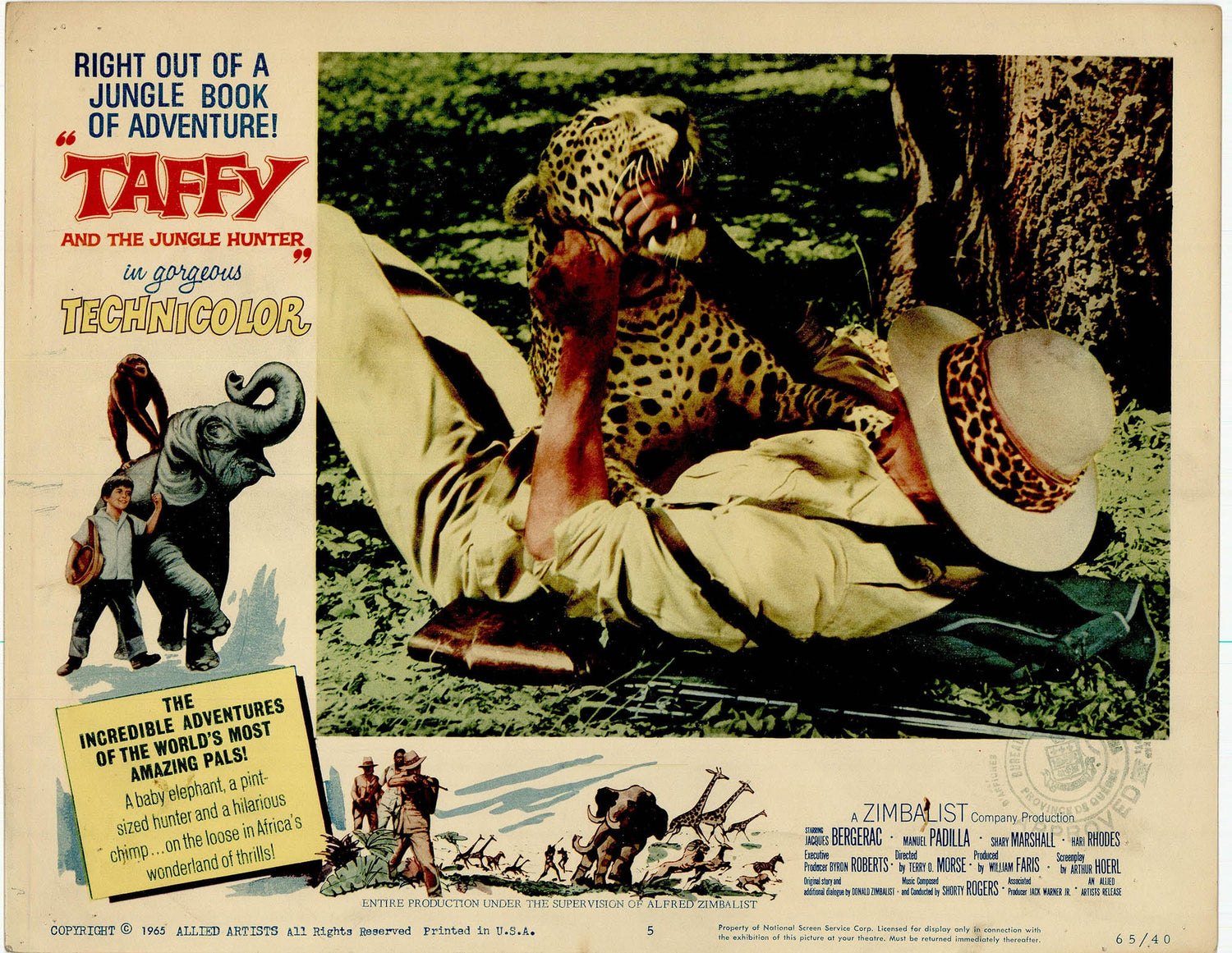 Taffy and the Jungle Hunter Movie Lobby Card – Gold & Silver Pawn Shop