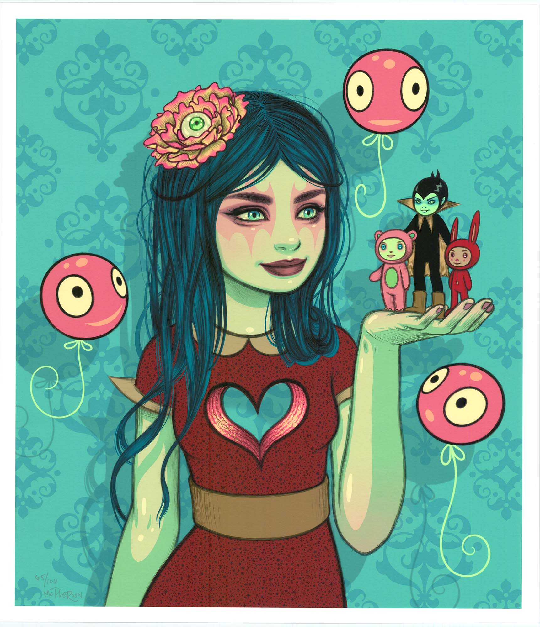 Tara McPherson; Ohana-Blue Variant – Gold & Silver Pawn Shop