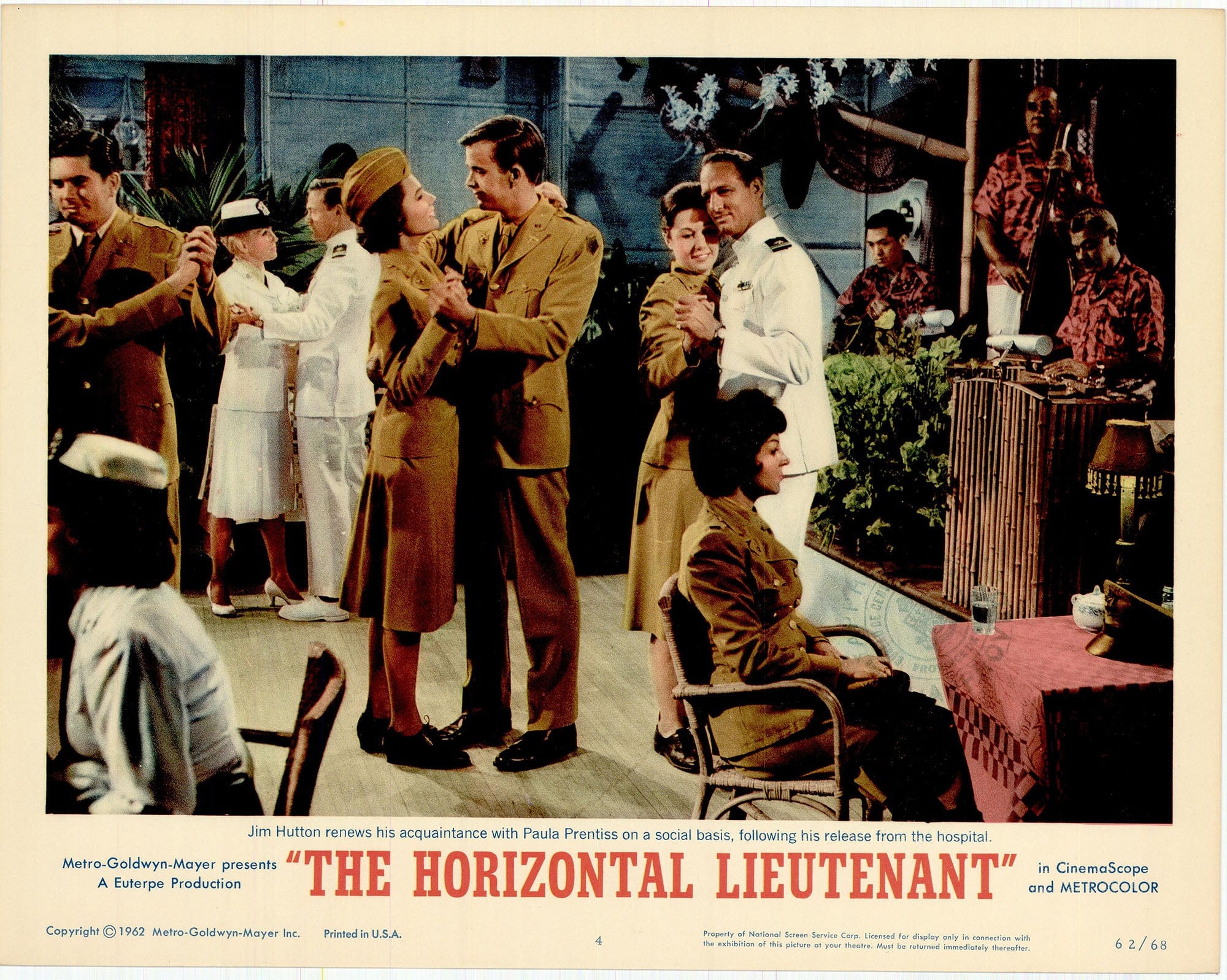 The Horizontal Lieutenant Movie Lobby Card – Gold & Silver Pawn Shop