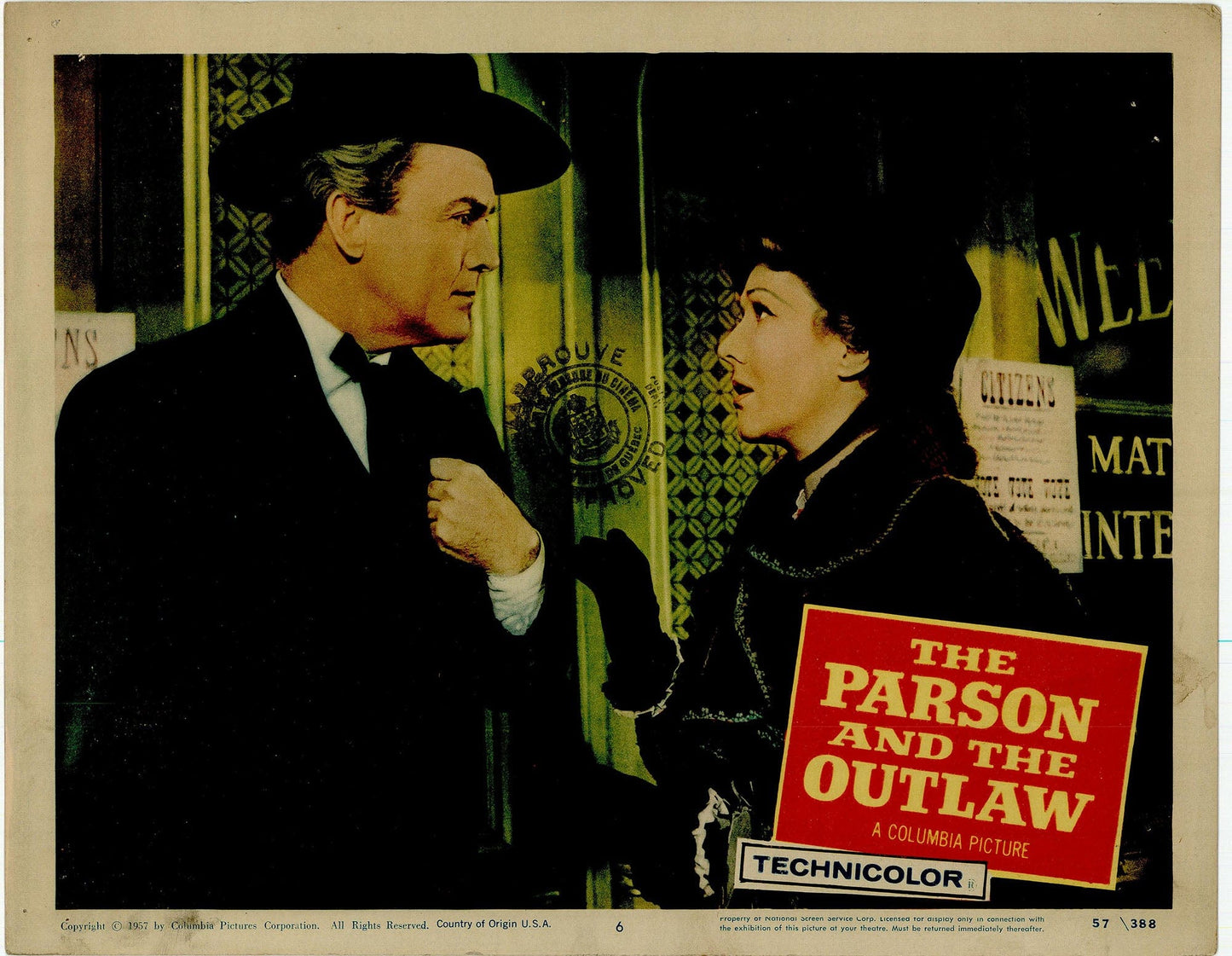 The Parson And The Outlaw Movie Lobby Card – Gold & Silver Pawn Shop