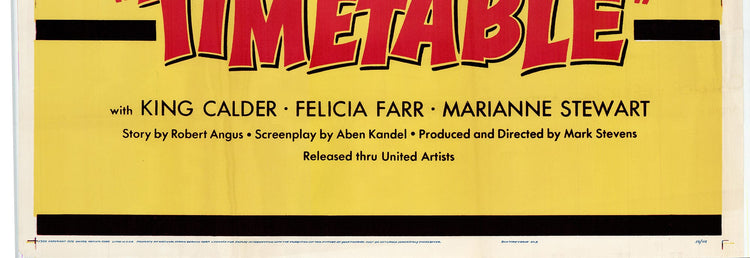 Timetable - Classic 2 Panel Movie Poster – Gold & Silver Pawn Shop