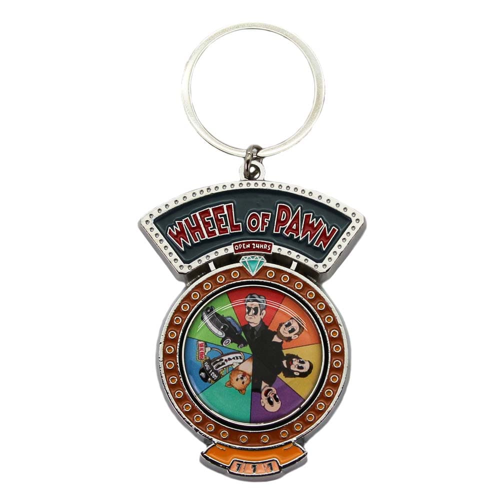 Wheel of Pawn Keychain – Gold & Silver Pawn Shop