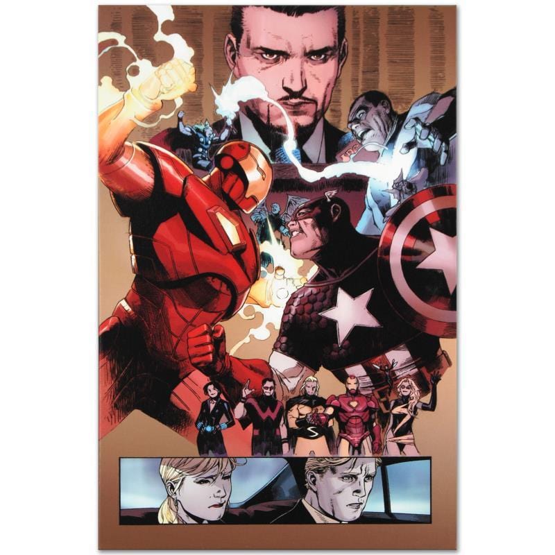 Marvel Art; New Avengers #48 – Gold & Silver Pawn Shop